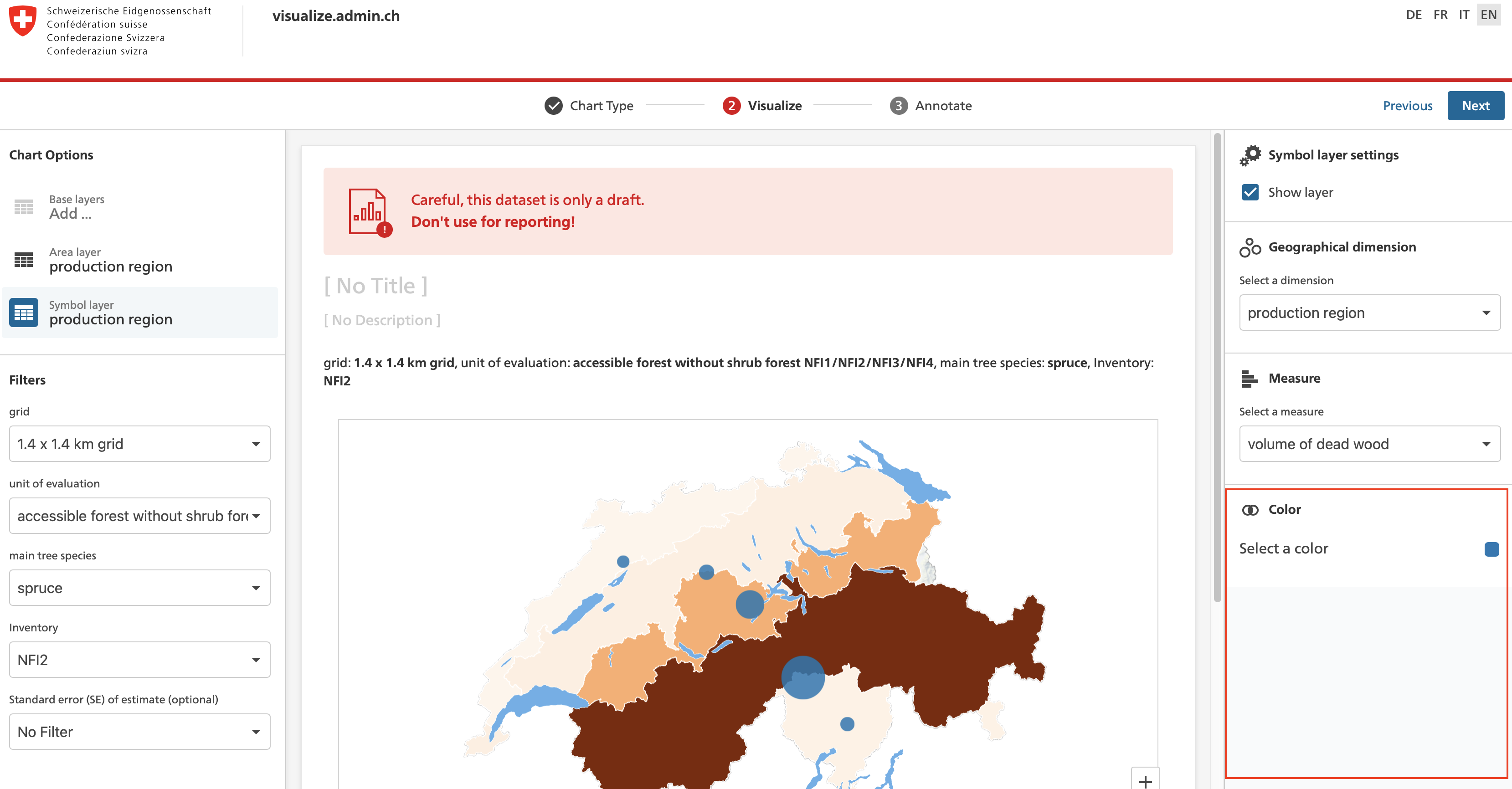 Maps: Symbol Layer - Color Concept · Issue #274 · visualize-admin/visualization-tool · GitHub