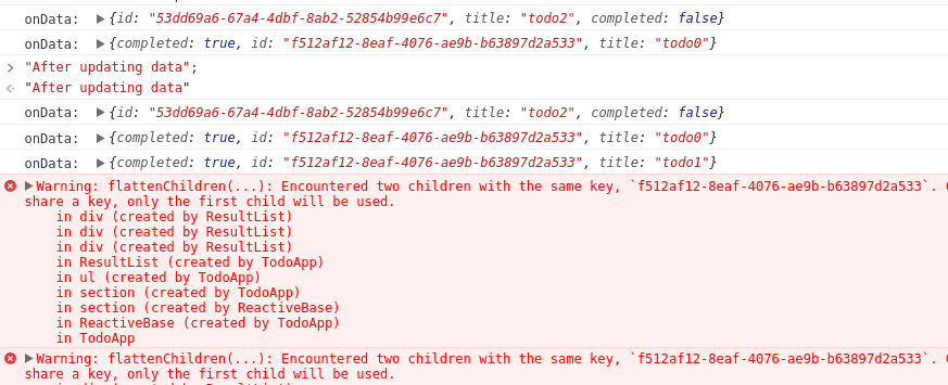Resultlist Streaming Updated Data Error · Issue 224 · Appbaseio Reactivebase · Github