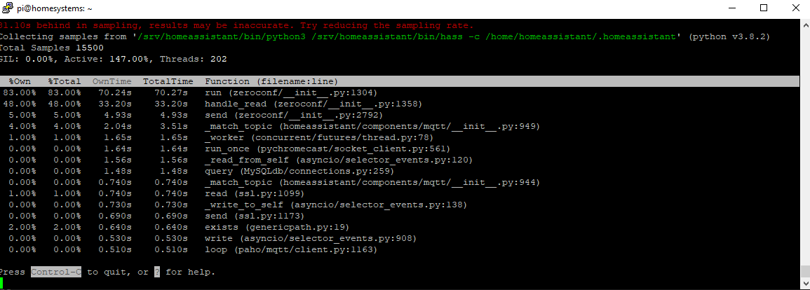 High CPU usage since 0.110 (zeroconf + pychromecast) · Issue #35943 · home-assistant/core · GitHub