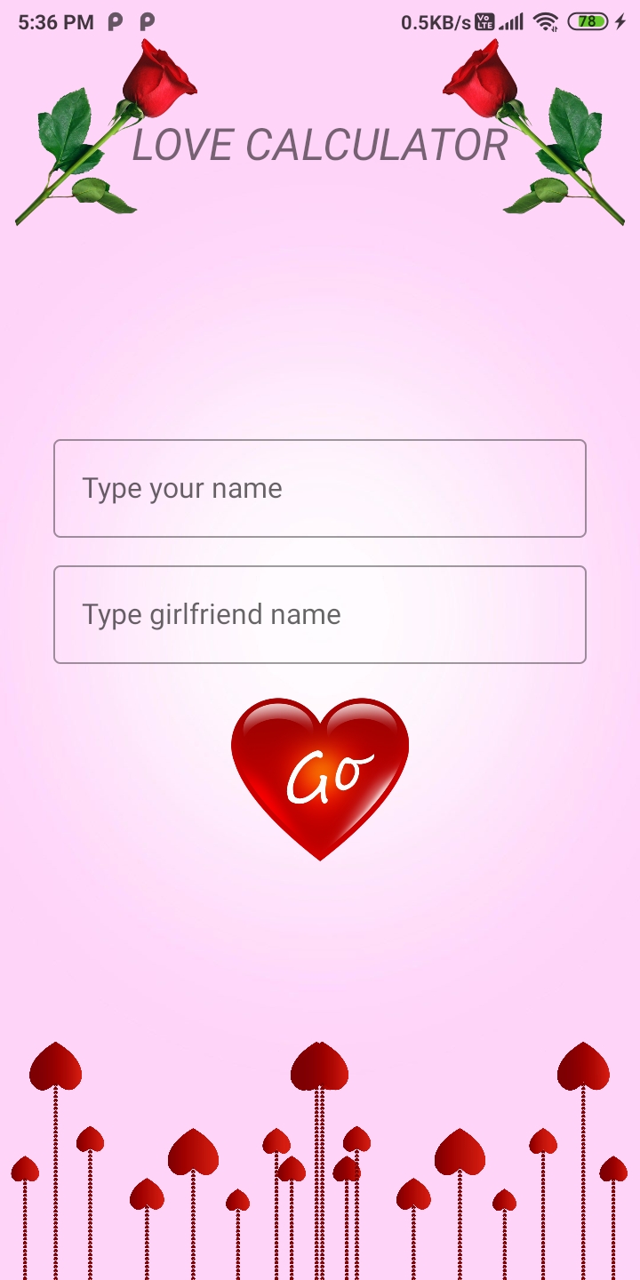 GitHub - ashishgupta8051/Love-Calculator: Type your name and the name ...