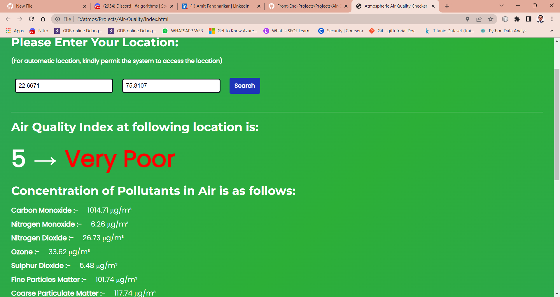 Air Quality UI enhancement · Issue #870 · TusharKesarwani/Front-End-Projects · GitHub