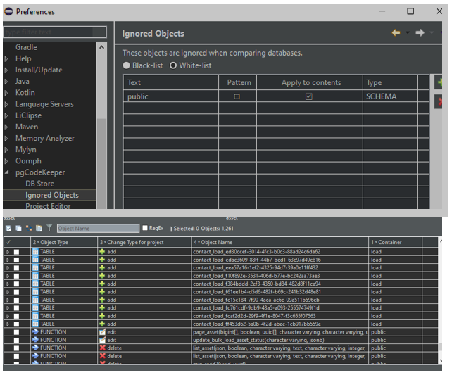 Ignore Objects does not seem to be working · Issue #64 · pgcodekeeper ...