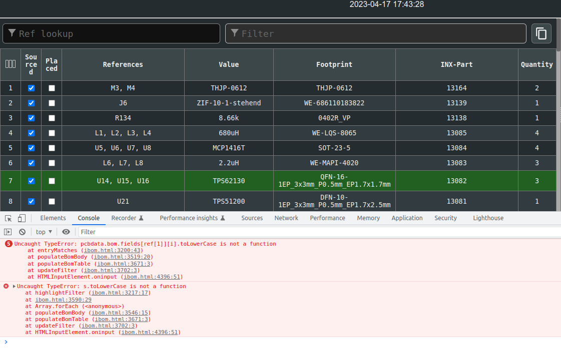 Filter crashes when using kicad_pcb extra data field for part number · Issue #376 ...