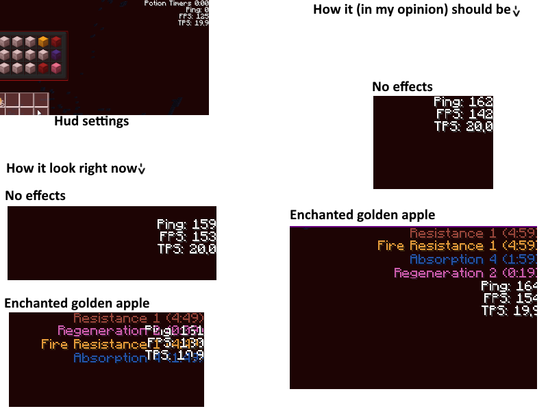 [Suggestion] Potion Hud Positioning and interaction with other HUD ...