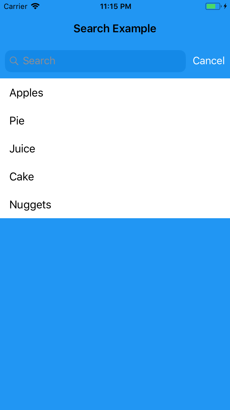 Unexpected color change · Issue #141 · umhan35/react-native-search-bar ...