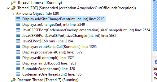 Crash When Resizing Simulator Window · Issue 3624 · Codenameone Codenameone · Github