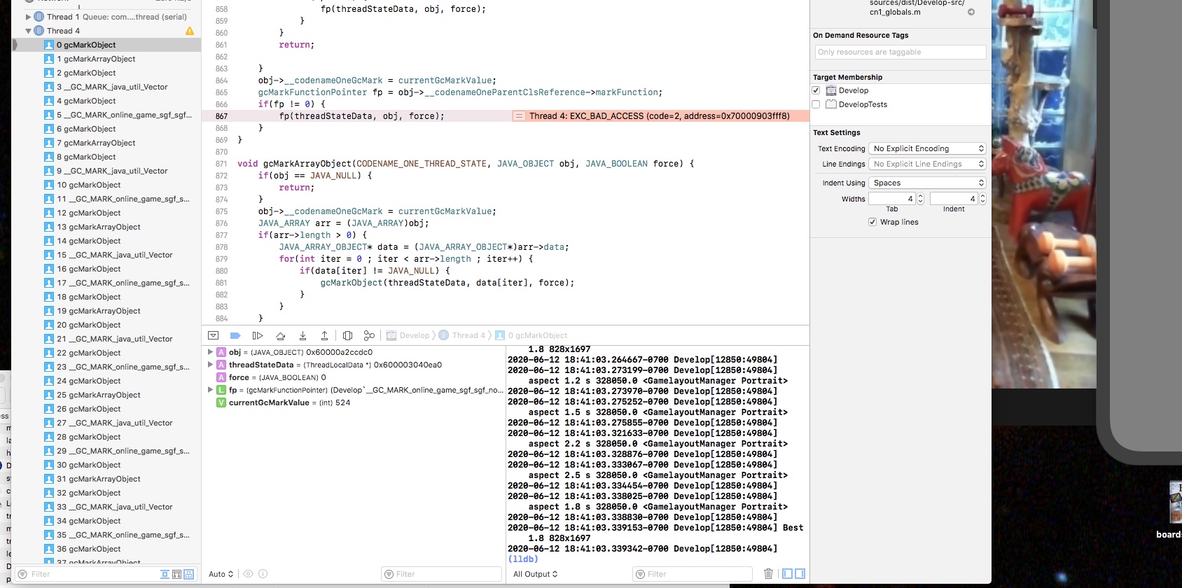 crash in garbage collector · Issue #3136 · codenameone/CodenameOne · GitHub