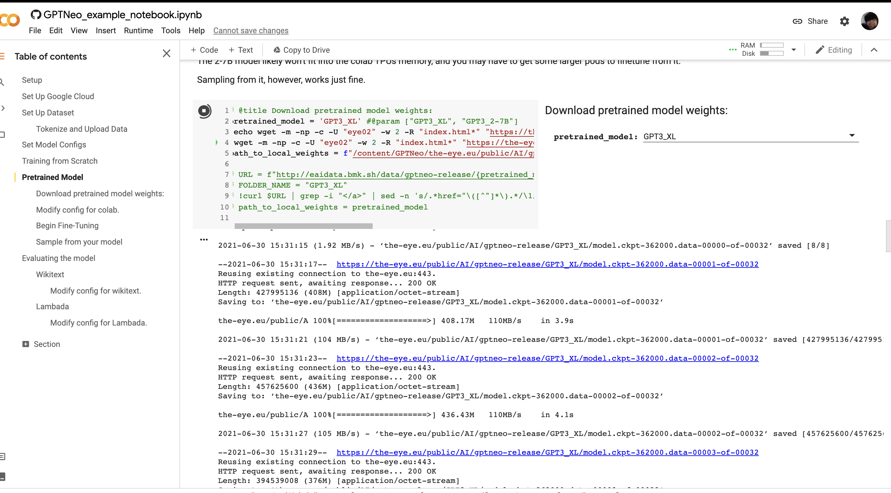 The_Eye hosted models wont download · Issue #231 · EleutherAI/gpt-neo ...