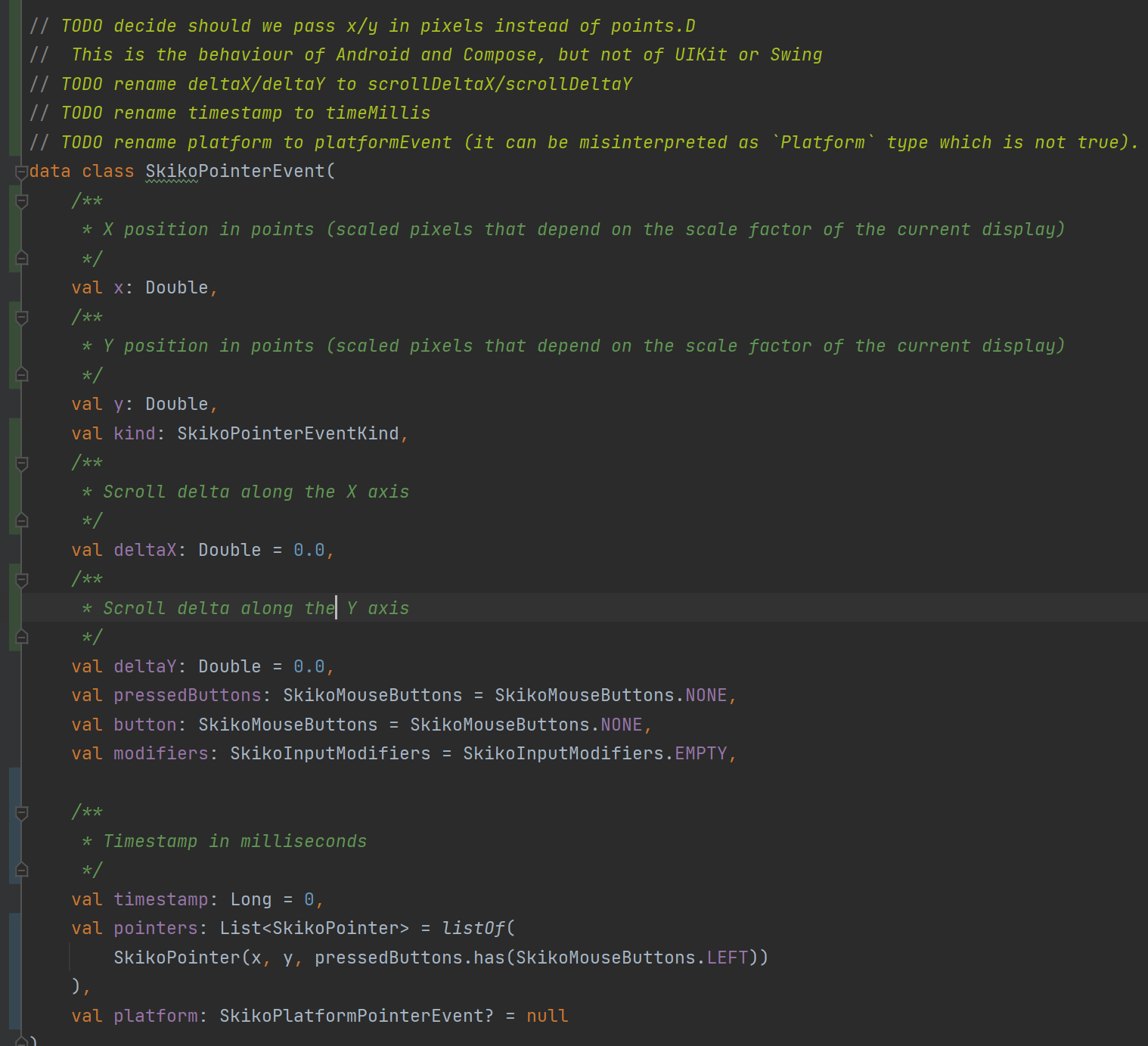 Refactor SkikoPointerEvent API · Issue #680 · JetBrains/skiko · GitHub