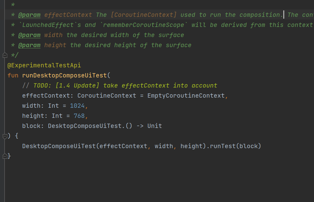 Support Rundesktopcomposeuitesteffectcontext Argument · Issue 2960 · Jetbrainscompose
