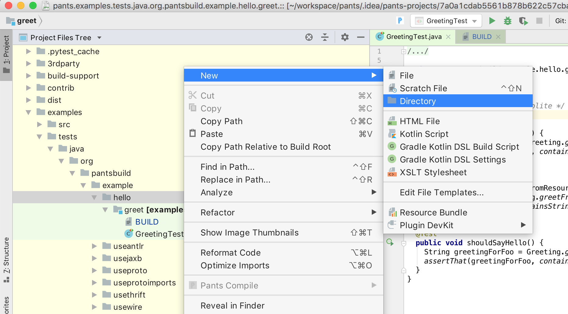 Can't create a new directory · Issue #370 · pantsbuild/intellij-pants ...