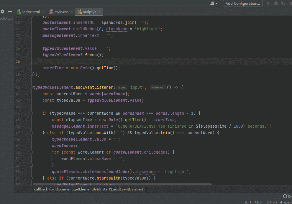 next word not highlighted when using `childNodes`. · Issue #301 · microsoft/Web-Dev-For ...