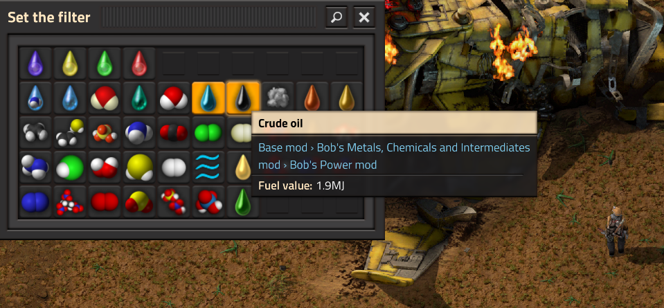 Add fluid fuel value to tool tip · Issue #13 · modded-factorio/bobsmods · GitHub