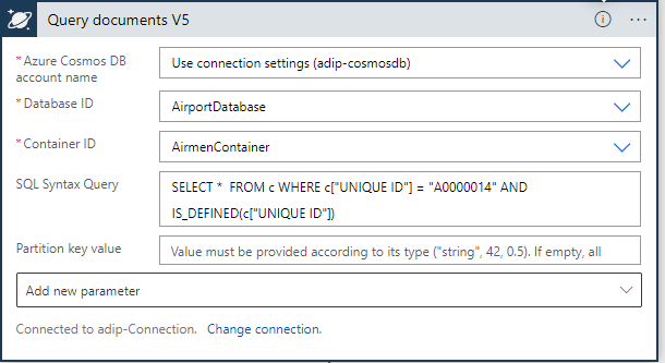 Query Documents V5 Connector Doesn T Query Across All Partitions When Partition Key Value