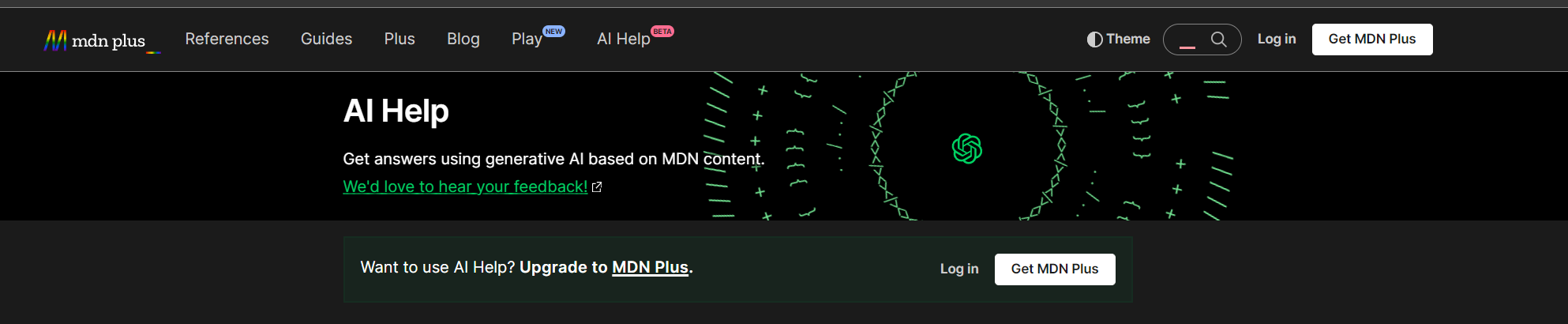 AI Help is linked on all pages · Issue #9214 · mdn/yari · GitHub