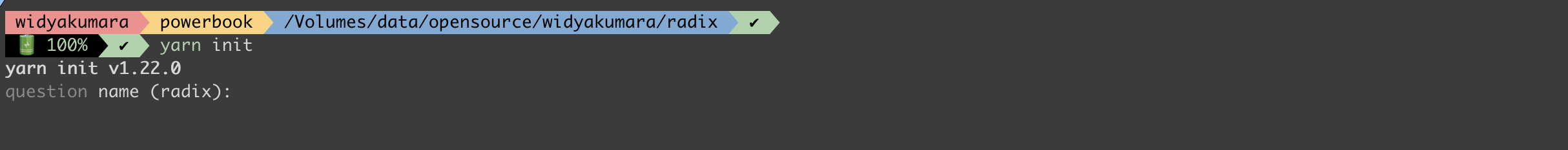 yarn init is yarn built in command · Issue #231 · radix-ui/design-system · GitHub