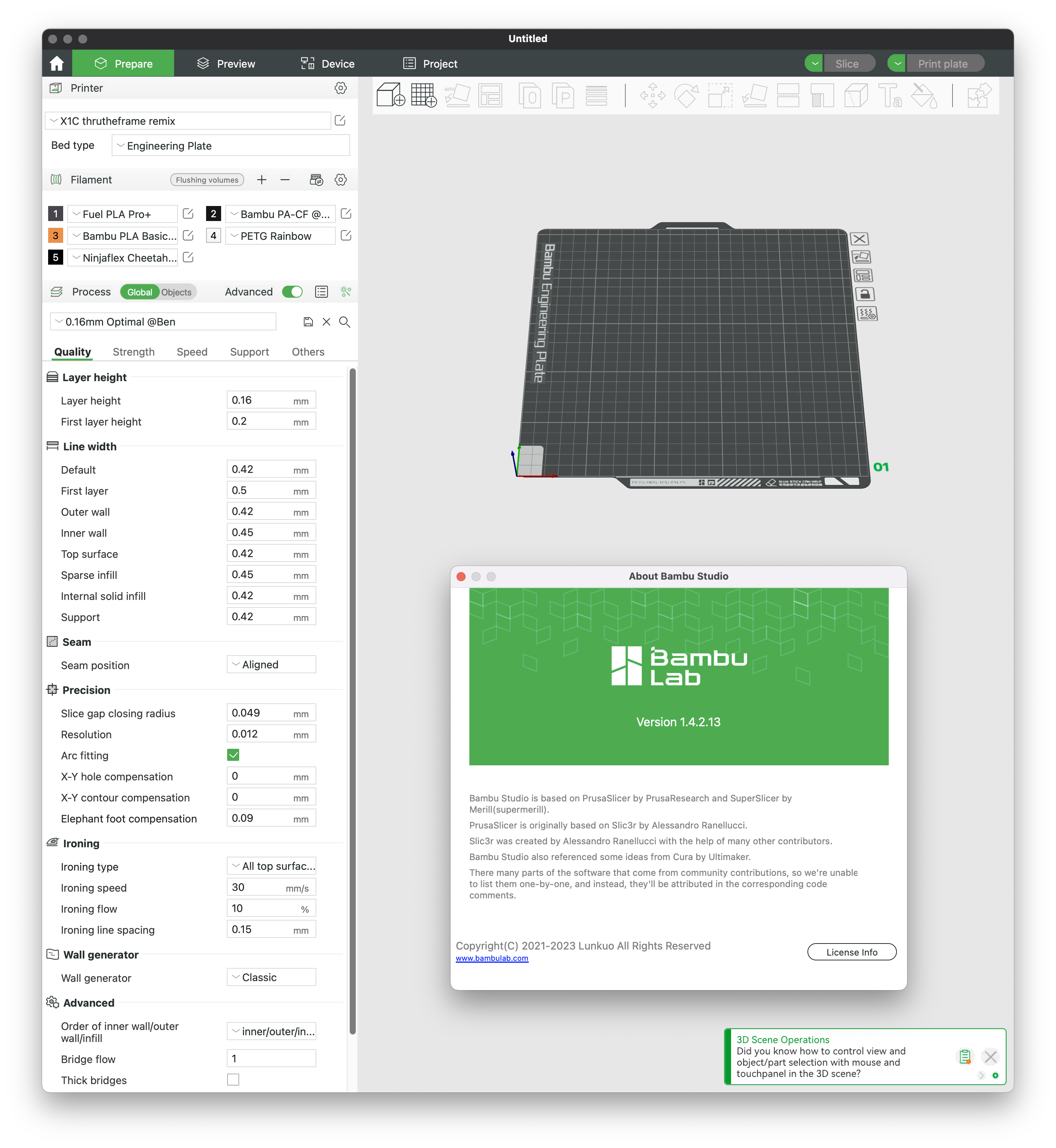 Spiral Vase Mode checkbox crashes Bambu Studio on macOS · Issue #1289 · bambulab/BambuStudio ...