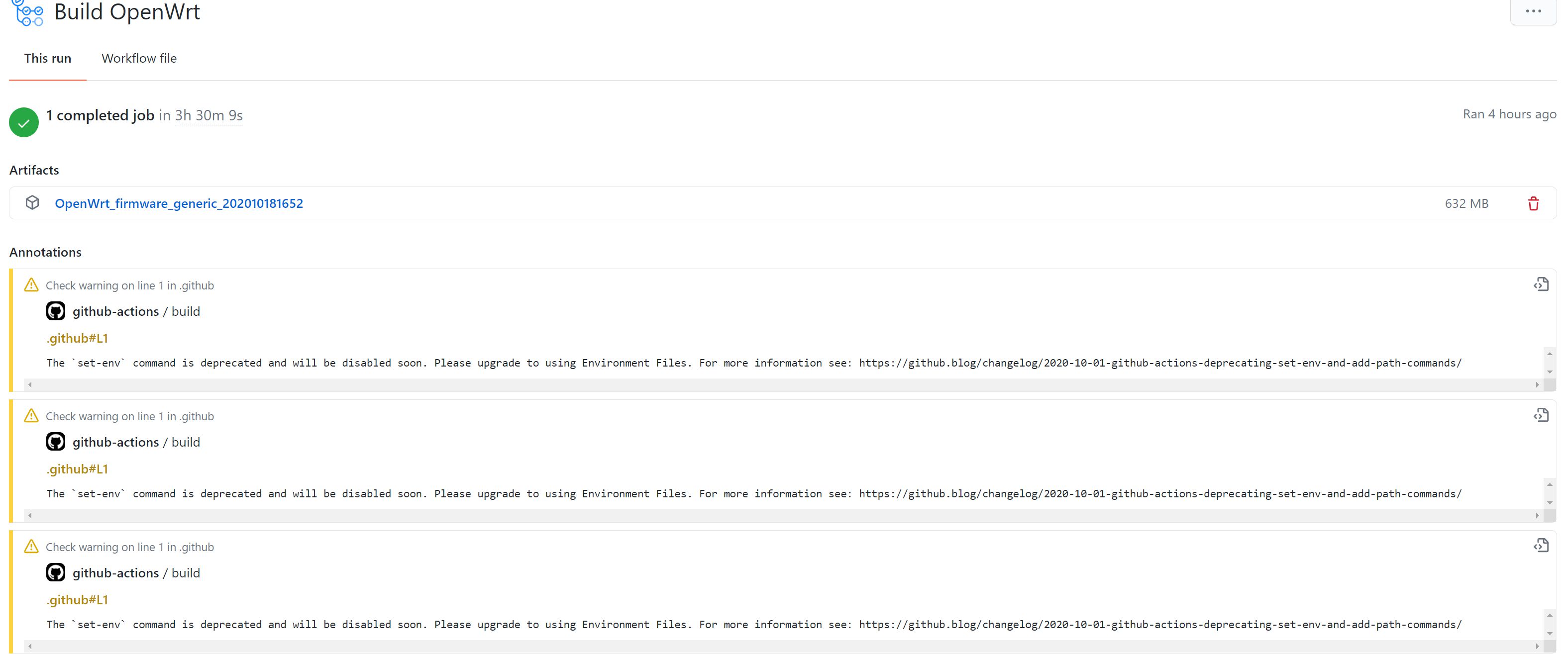 能编译成功，但出现这种提示，请问各位大佬这是什么原因呢？ · Issue #5679 · coolsnowwolf/lede · GitHub