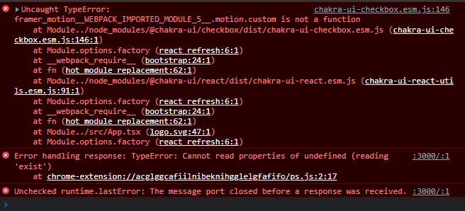 Cra Template Project Cant Work · Issue 5803 · Chakra Uichakra Ui · Github