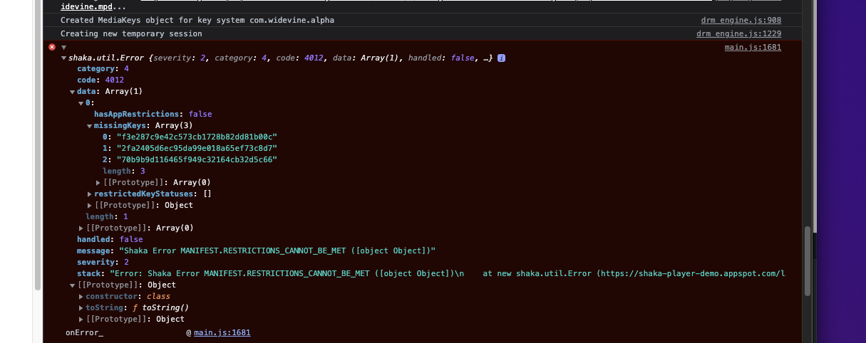 Understand 4012 Error · Issue #4286 · shaka-project/shaka-player · GitHub