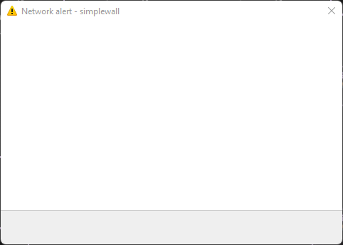 Blank prompt window? · Issue #1134 · henrypp/simplewall · GitHub