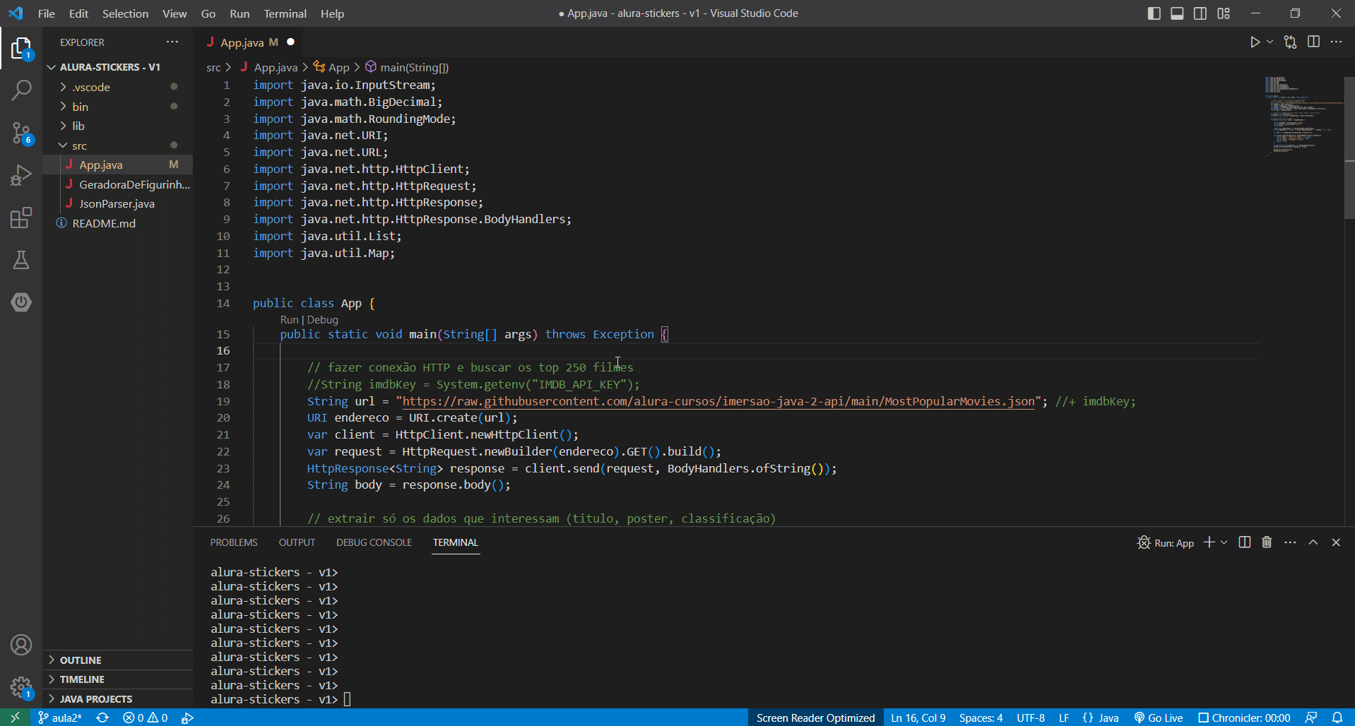GitHub - lucasb-silva/aulas-imersao-java: App desenvolvida durante o evento Imersão Java ...
