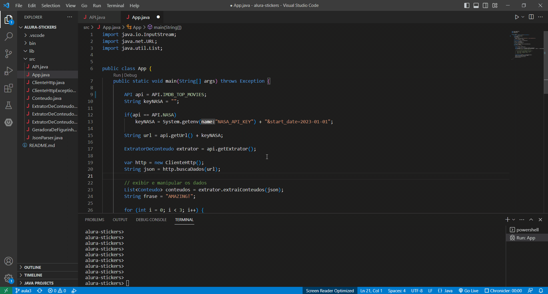GitHub - lucasb-silva/aulas-imersao-java: App desenvolvida durante o evento Imersão Java ...
