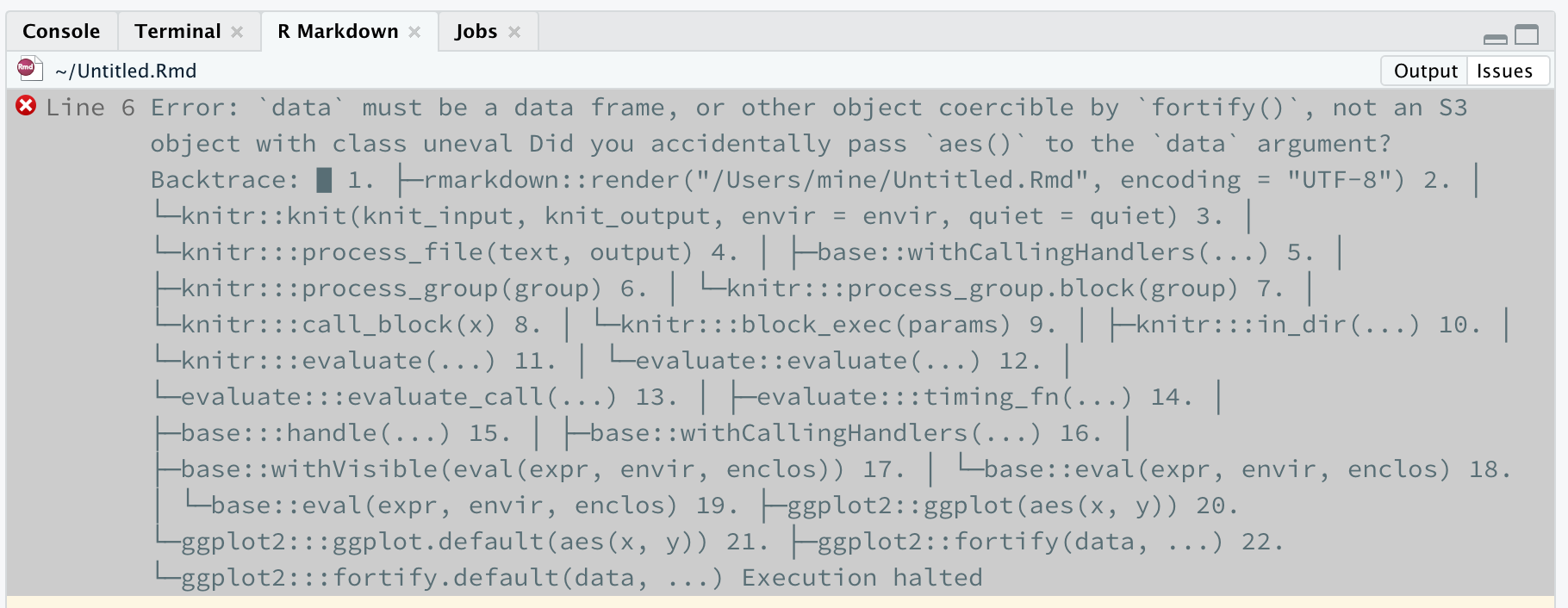 Error printing in the R Markdown tab switches · Issue #9002 · rstudio/rstudio · GitHub
