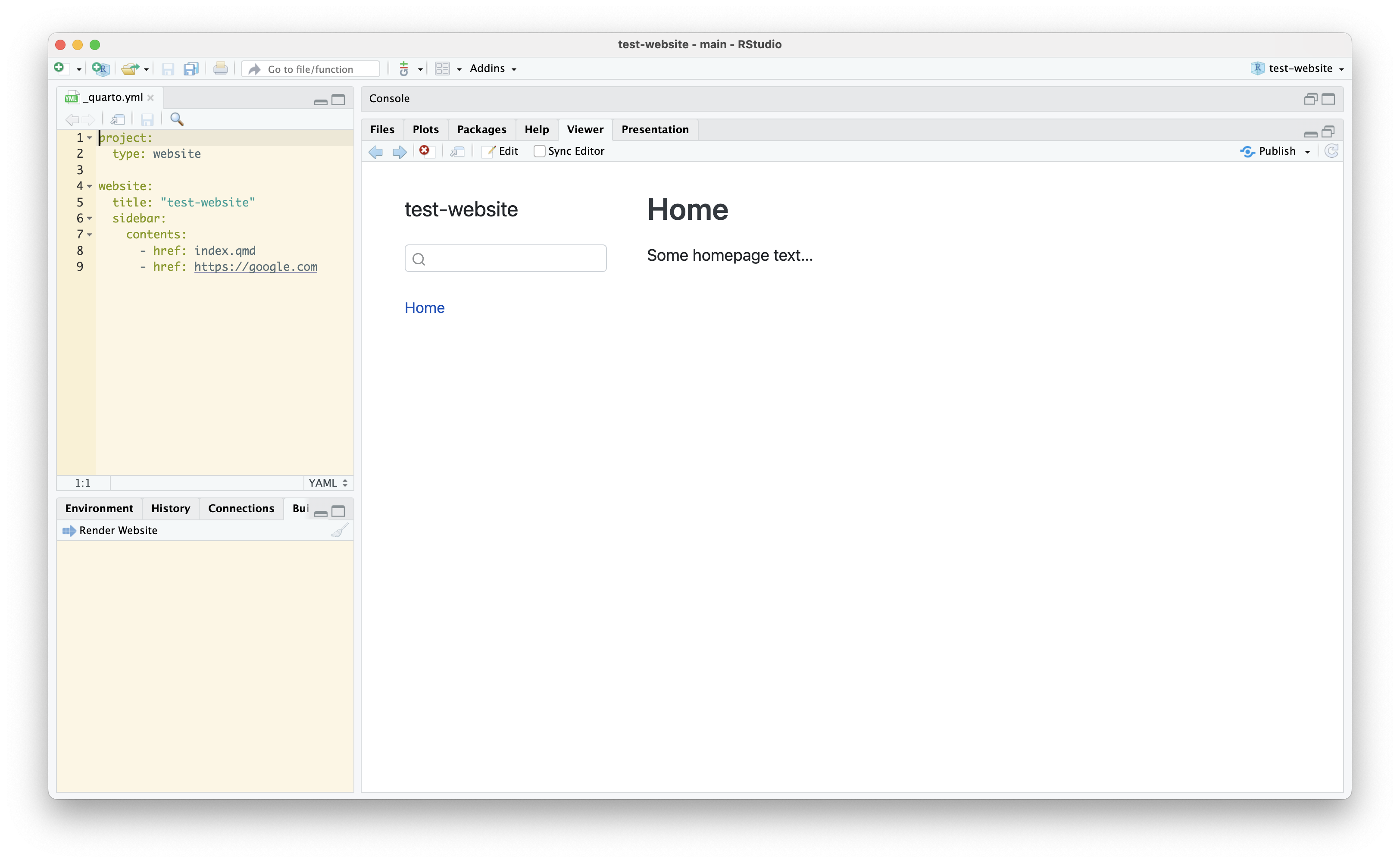 External link not shown if no `text` is provided from website navigation · Issue #6706 · quarto ...