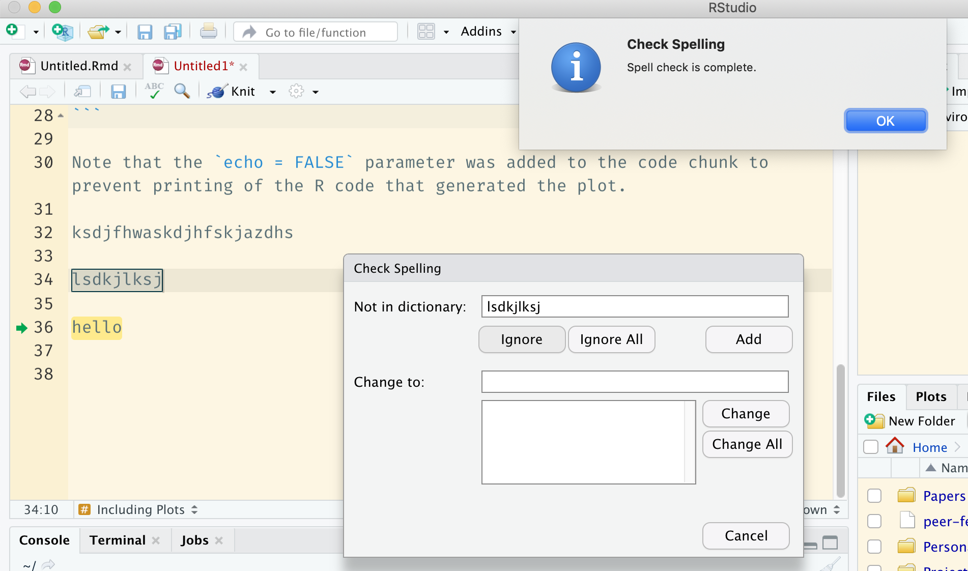 Wrong word highlighted in R Markdown editor during spell checking · Issue #6298 · rstudio ...