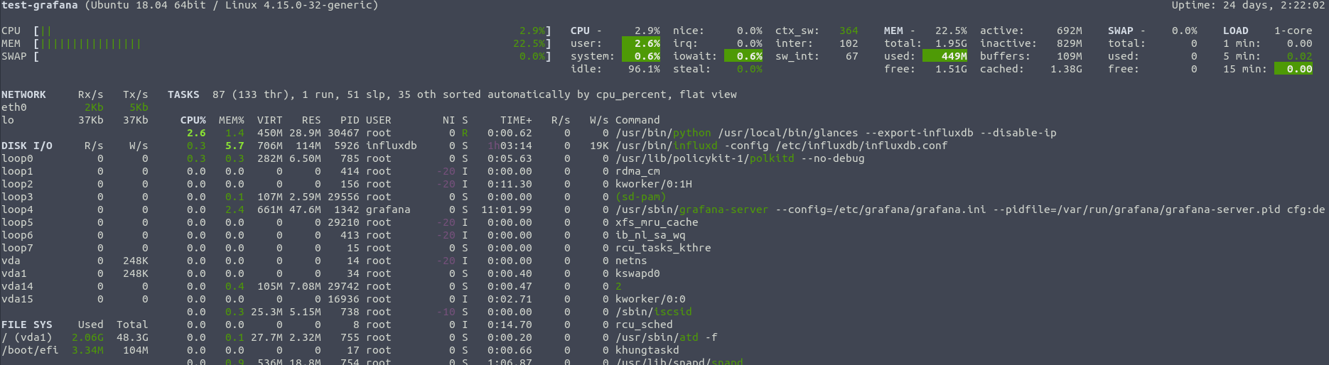KeyError: 'address' (trying to run glances --export-influxdb) · Issue #1308 · nicolargo/glances ...