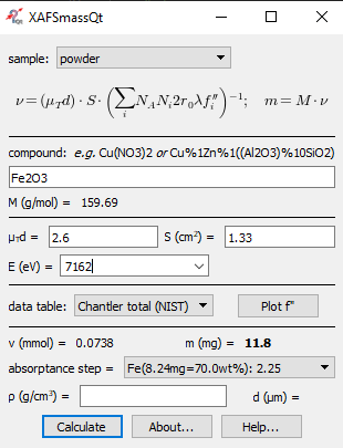 Add transmission-mode sample calculations to xraydb? · Issue #15 · xraypy/XrayDB · GitHub