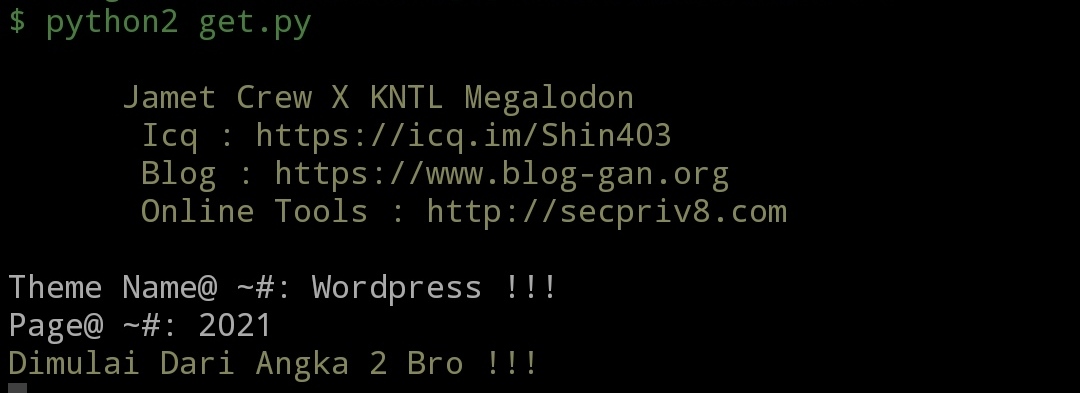 GitHub - Jenderal92/Get_List_WordPress: Python 2.7