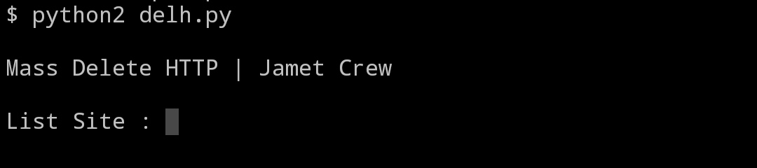 GitHub - Jenderal92/Mass-Delete-Http