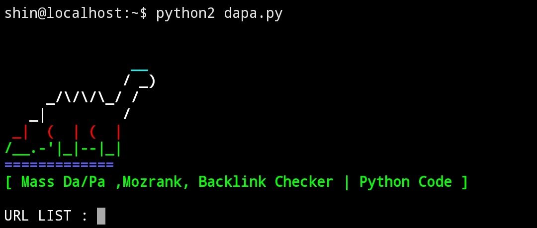 GitHub - Jenderal92/Mass-Da-Pa-Mozrank-Backlink-Checker: Python 2.7