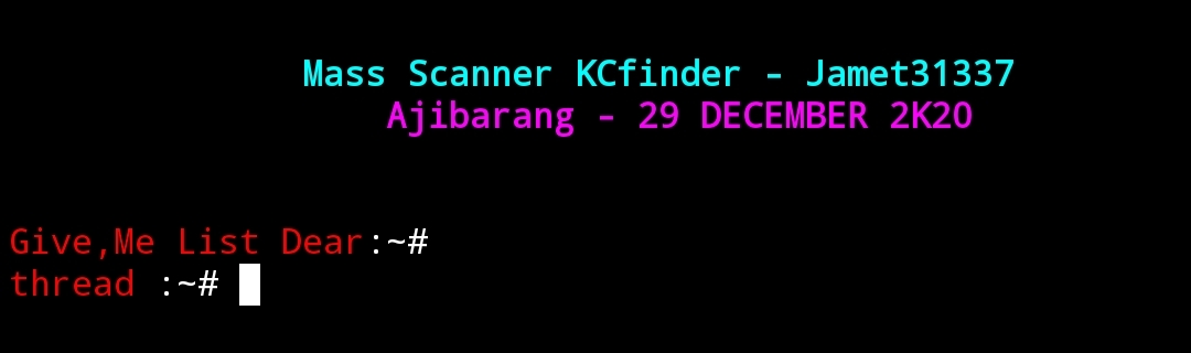 GitHub - Jenderal92/Kcfinder-Mass-Scanner: Python 2.7
