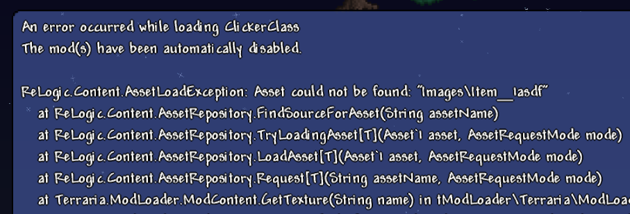 14 Asset Loading Bug Poor Modded Error Handling Results In Null Vanilla Textures · Issue