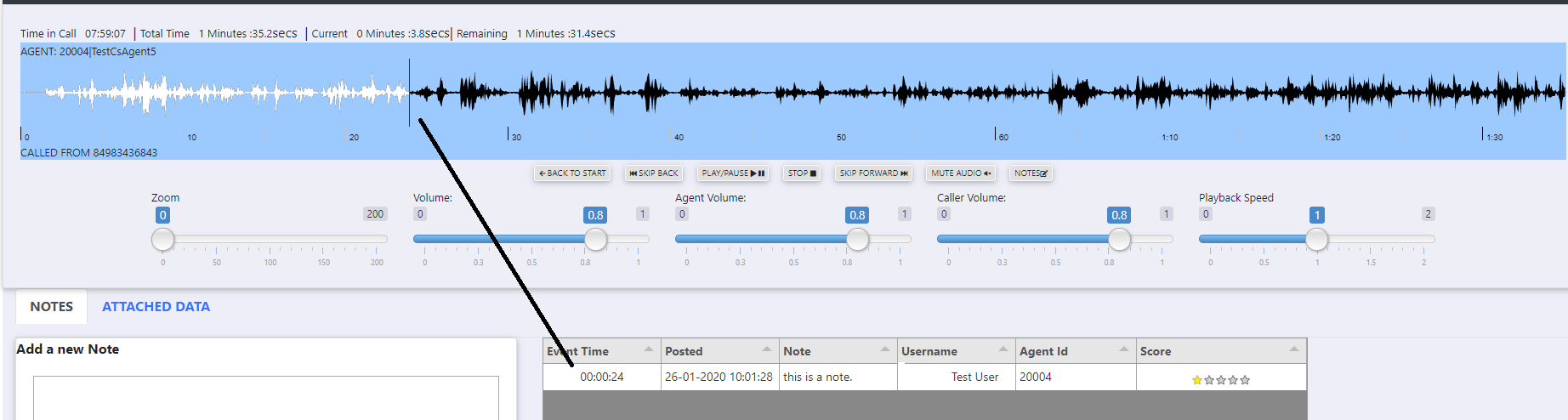 Can i show some message on the bar of waveform · Issue #1755 · katspaugh/wavesurfer.js · GitHub