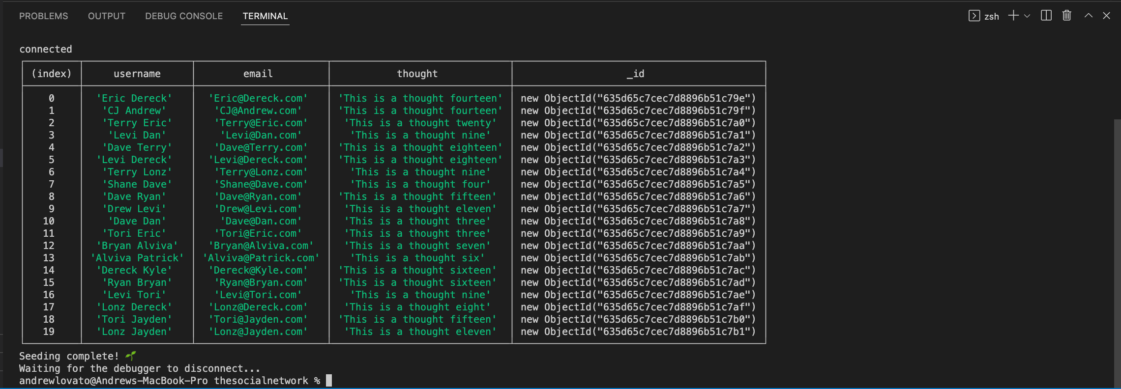 GitHub - drewlovato/thesocialnetwork: Social Network Application