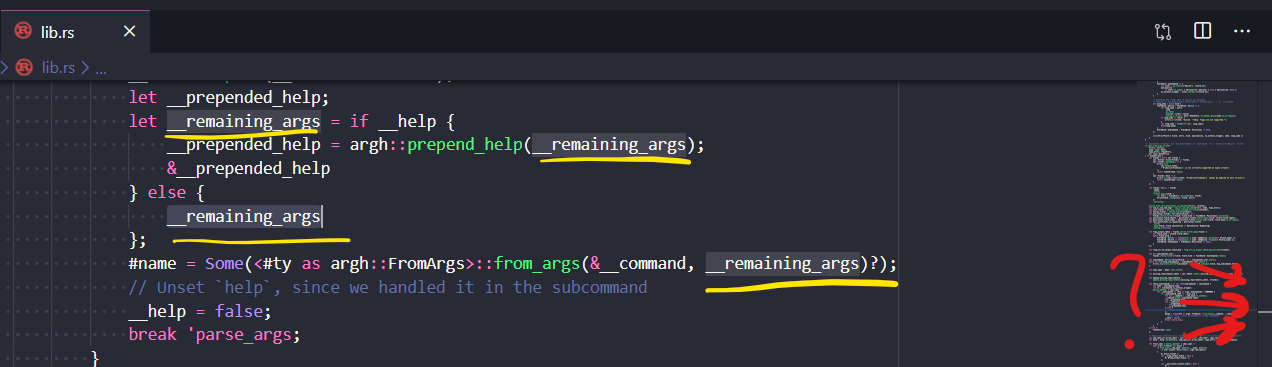 Selection Markers Don T Appear On The Right Scroll Bar In Some Rust Files · Issue 753 · Rust