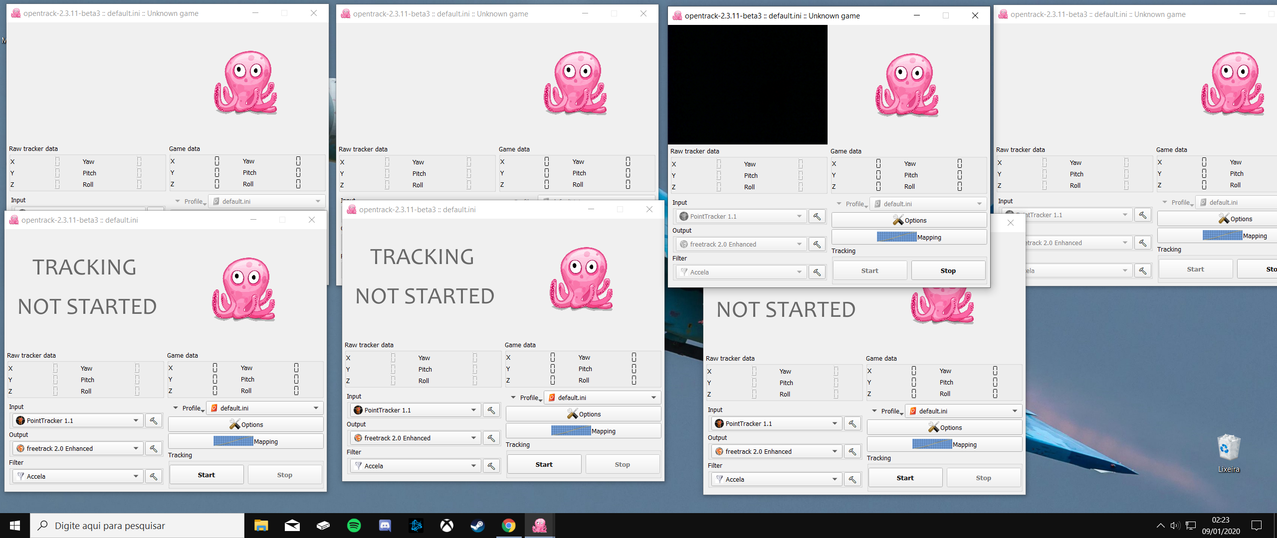 Preview image don`t show up when i hit start and freezes when i hit ...