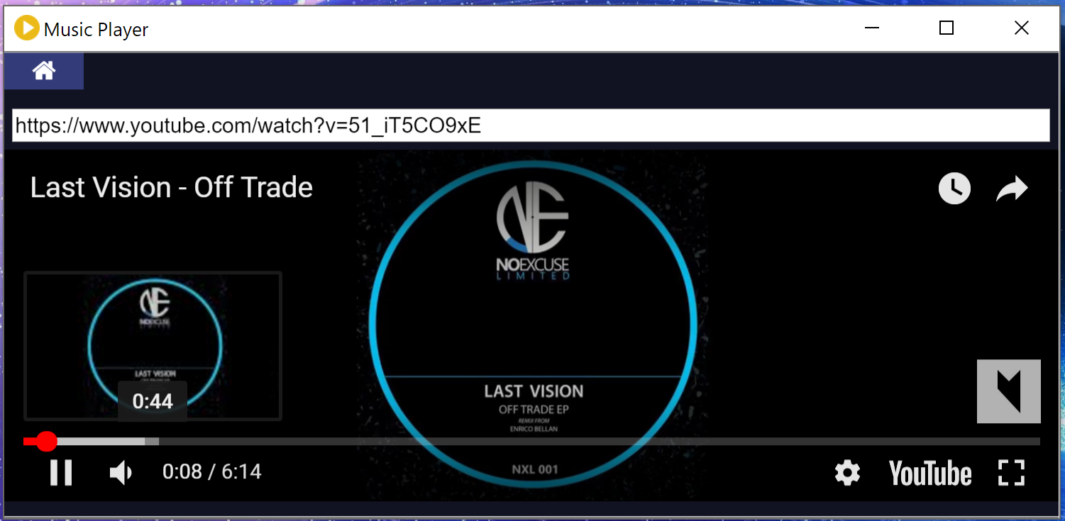 GitHub - Dinand01/MusicPlayer: A .NET media player using React