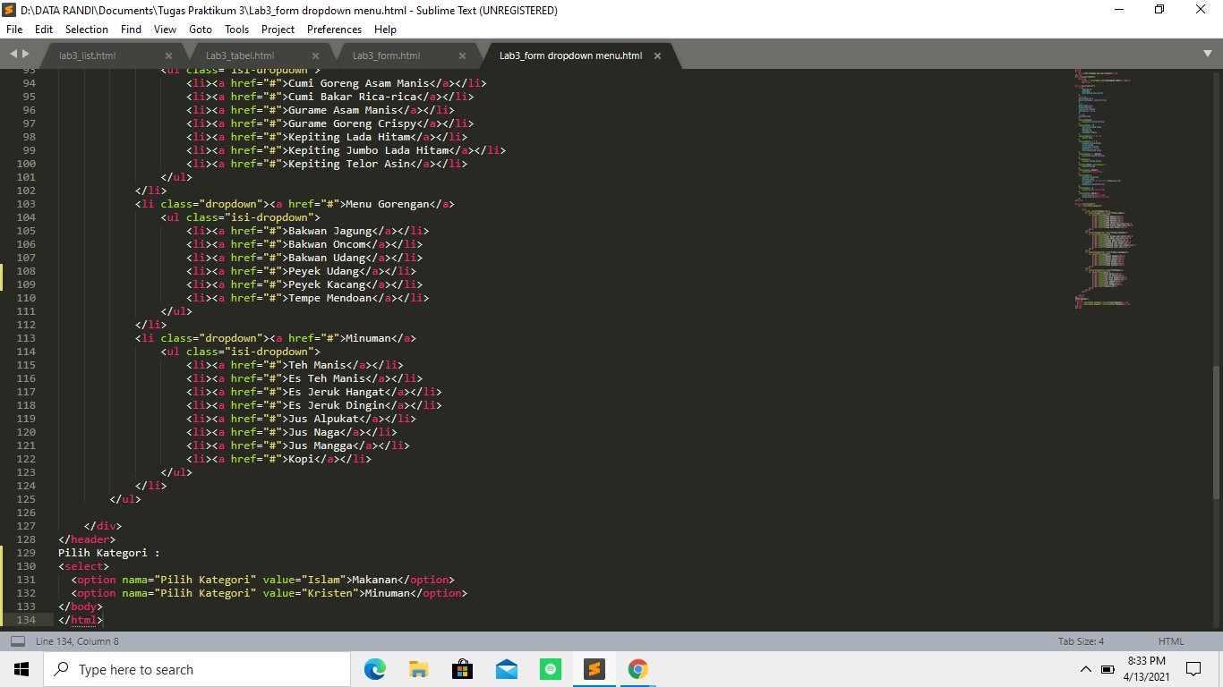 GitHub - randisaeyadi16/Lab3Web