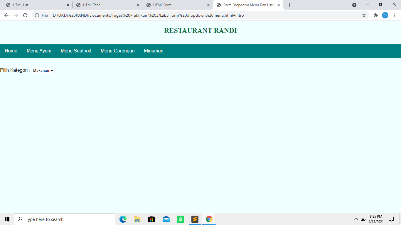 GitHub - randisaeyadi16/Lab3Web