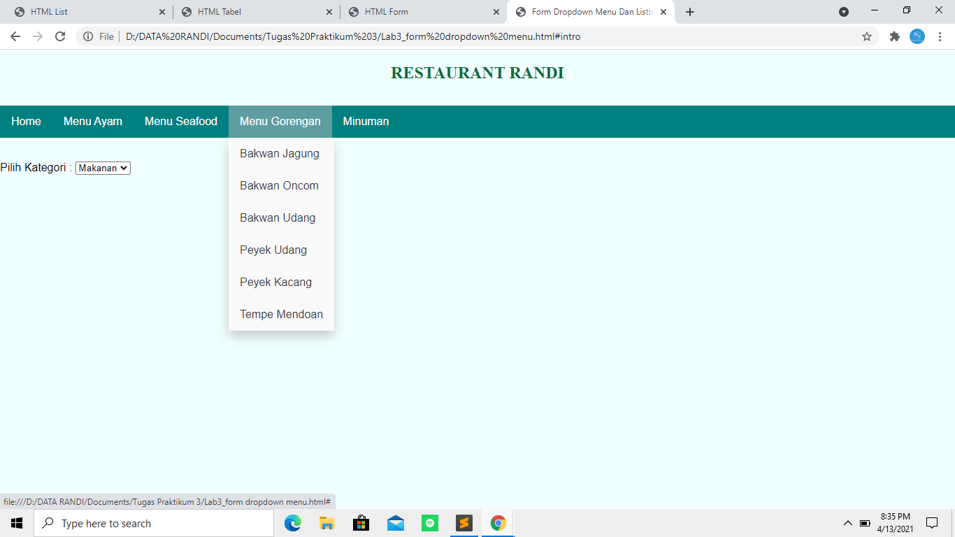 GitHub - randisaeyadi16/Lab3Web