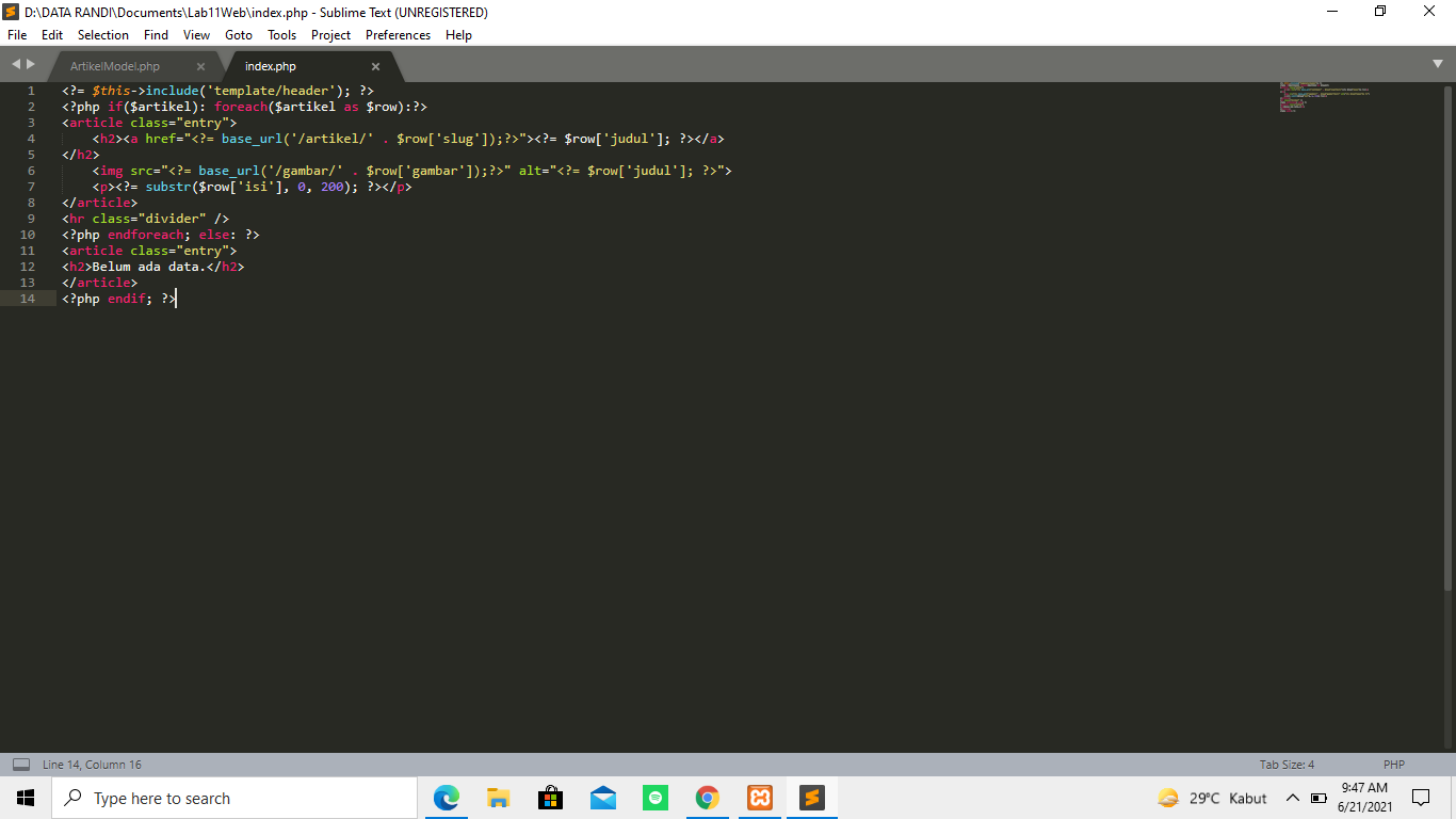 GitHub - randisaeyadi16/Lab11Web