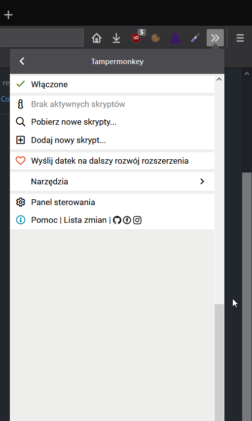 CSS UI bug when openning tampermonkey from hidden add-ons list in ...