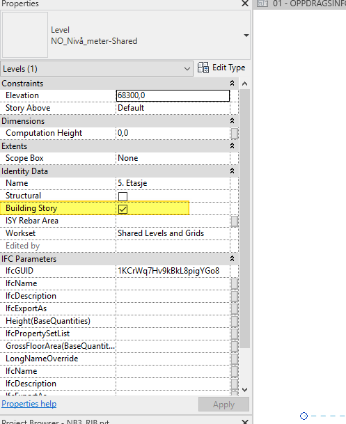 ifc export - multiple building levels at the same elevation - ifc-file has all elements on same ...