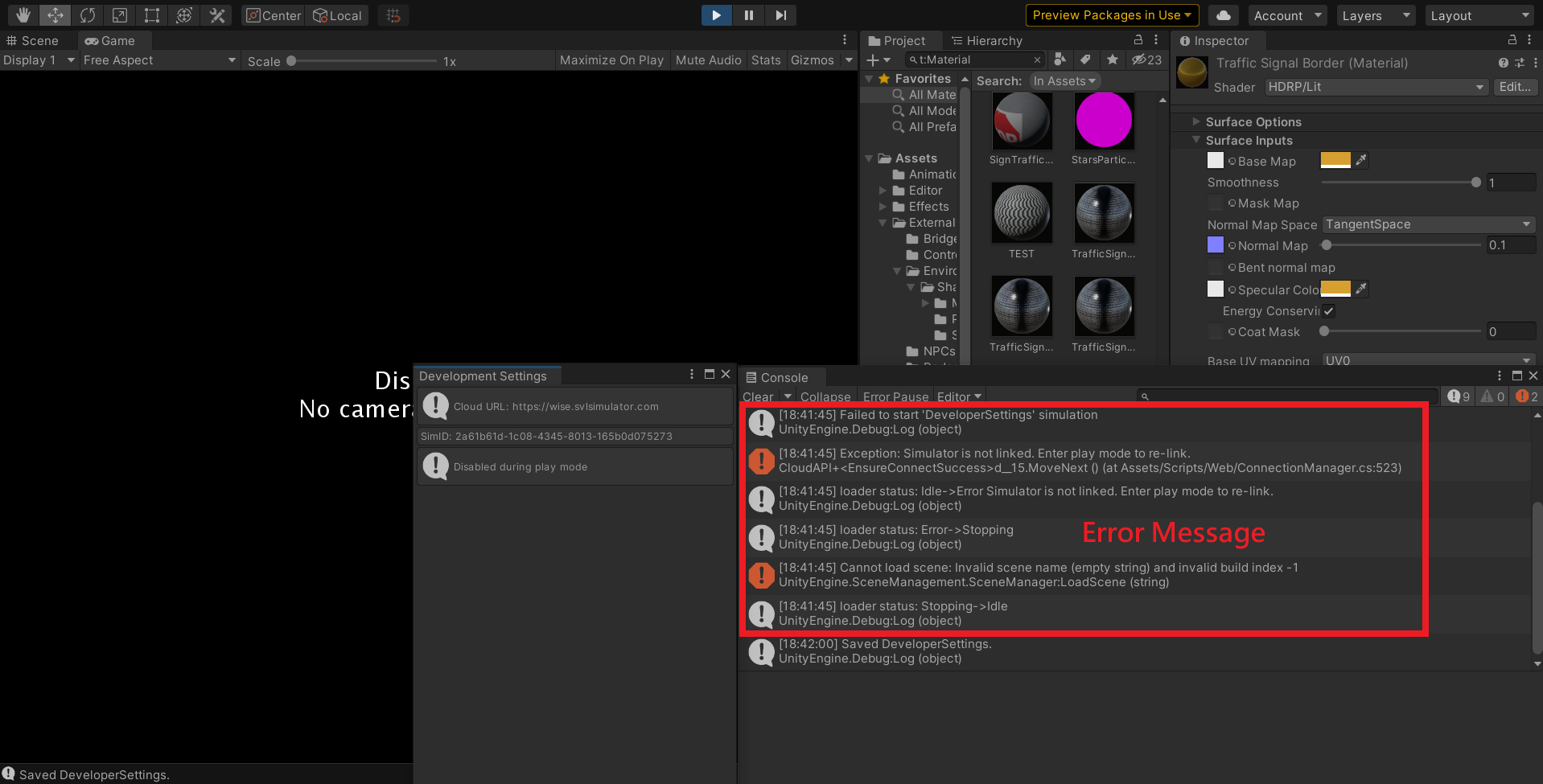 How to run simulation inside Unity Editor ? · Issue #1769 · lgsvl/simulator · GitHub