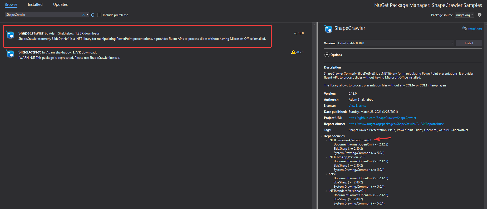 Add support for NetStandard 2.0 · Issue #127 · ShapeCrawler/ShapeCrawler · GitHub